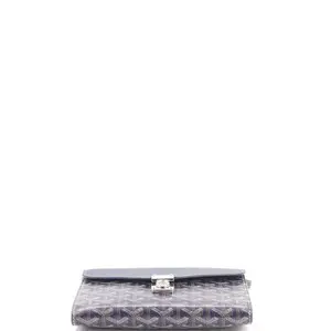 Goyard Chypre Wallet On Strap Coated Canvas With Leather