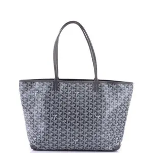 Goyard Artois Tote Coated Canvas Mm - Grey