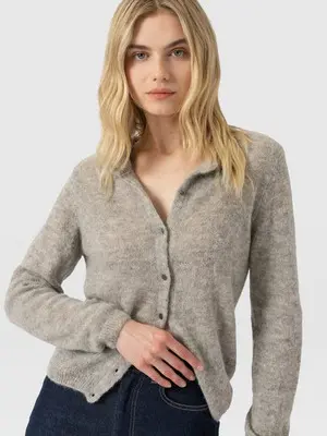 SAINT + SOFIA Ariella Cardigan - Grey