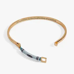 ALEX AND ANI Crayola Teacher Appreciation Crayon Tension Bangle - Gold
