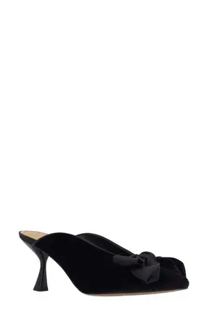 J. Reneé Elvani Pointed Toe Heeled Mule - Black