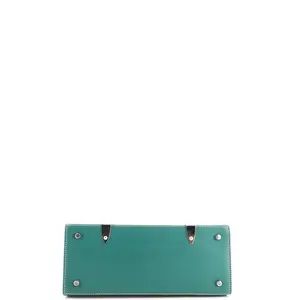 Goyard Saigon Top Handle Bag Coated Canvas With Leather Pm