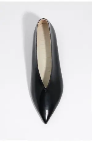Bimba Y Lola Leather Mid-heel Court Shoe