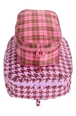 Baggu Set Of 2 Packing Cubes - Check Mix