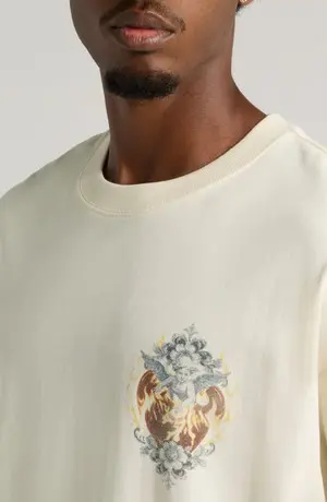 ID SUPPLY CO Guardian Angels Cotton Graphic T-shirt