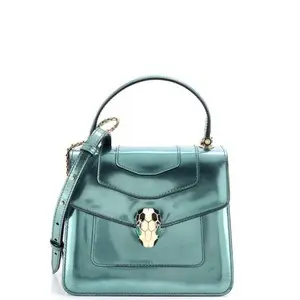 BVLGARI Serpenti Top Handle Bag Patent Small