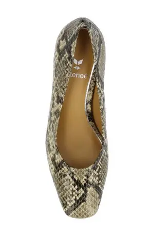 J. Reneé Olivienne Snakeprint Pump