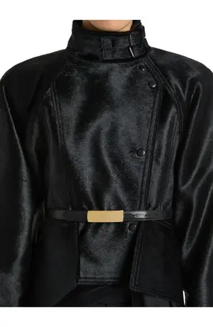 Balmain Smooth Leather Belt