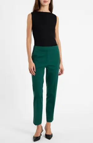 Santorelli Ranna Cropped Pant In Soft Stretch Crepe