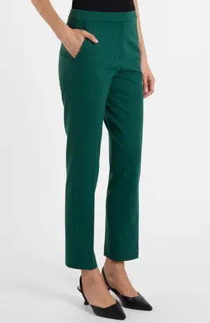 Santorelli Ranna Cropped Pant In Soft Stretch Crepe