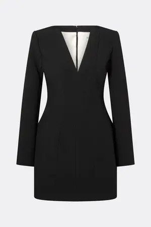 MALINA Ninni Hourglass Mini Dress With Plunge V-neckline