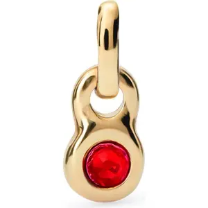 UNODE50 Charm With Red Glass