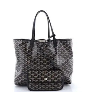 Goyard Saint Louis Tote Coated Canvas Pm