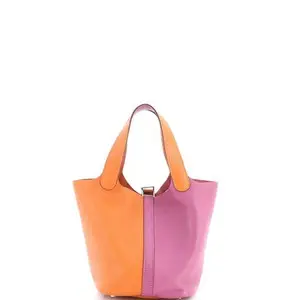 Hermès Casaque Picotin Lock Bag Clemence Pm