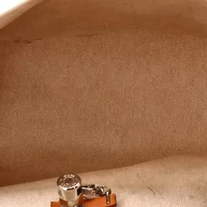 Hermès Herbag Toile And Leather Gm - White