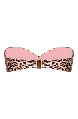 PatBO Panthera Bikini Top