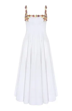 PatBO Gabriela Linen Midi Dress