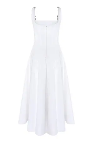 PatBO Gabriela Linen Midi Dress