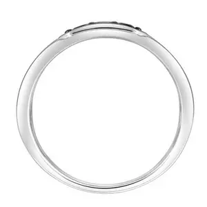 LUVMYJEWELRY Ryu 0.2ct Black Spinel Ring 925 Silver