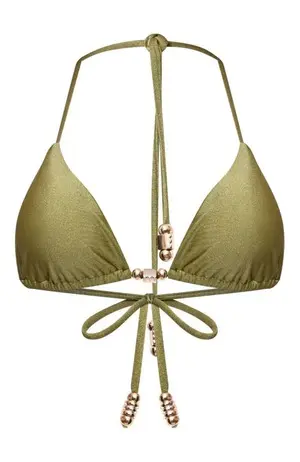 PatBO Jade Lycra Lace Bikini Top