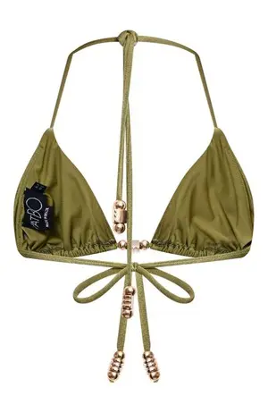 PatBO Jade Lycra Lace Bikini Top