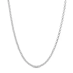 LUVMYJEWELRY Kazuki Rolo Chain Necklace 925 Silver - Sterling Silver
