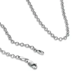 LUVMYJEWELRY Kazuki Rolo Chain Necklace 925 Silver