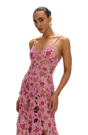 PatBO Amelia Embroidery Maxi Dress