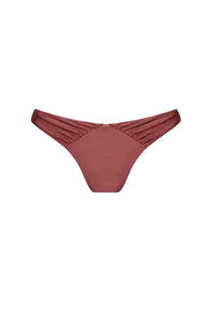 PatBO Golden Dune Lycra Seashell Bikini Bottom