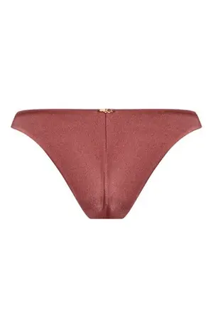 PatBO Golden Dune Lycra Bikini Bottom - Copper