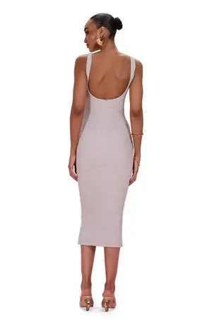 PatBO Silversand Knit Midi Dress
