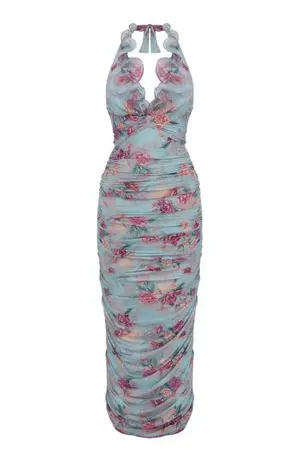 PatBO Flora Mist Midi Dress