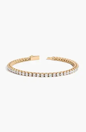 AURATE Unbreakable Lab Grown Sapphire Tennis Bracelet - Yellow