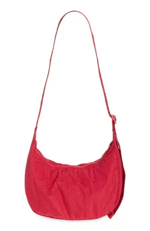 Baggu Medium Recycled Nylon Crescent Crossbody Bag