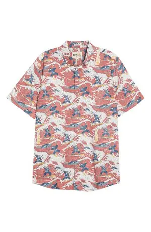 Reyn Spooner Surf Ninjas Button-down Shirt - Red