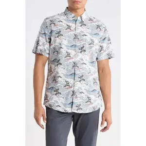 Reyn Spooner Surf Ninjas Button-down Shirt - Storm Gray
