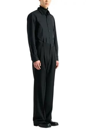 Balmain Wool Trousers - Black