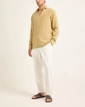 Orlebar Brown Ridley Relaxed-fit Shirt - Biscuit