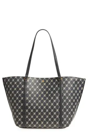 Mango Monogram Faux Leather Tote