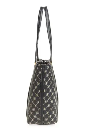 Mango Monogram Faux Leather Tote