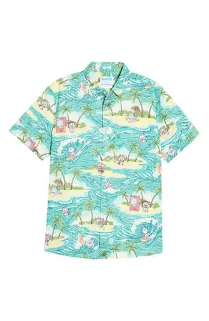 Reyn Spooner Aloha Doraemon Button-down Shirt