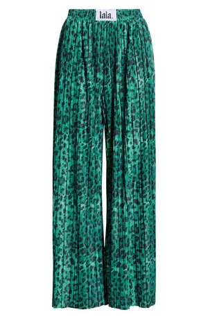 DRESSED IN LALA Total Knock Out Pleated Wide Leg Pants