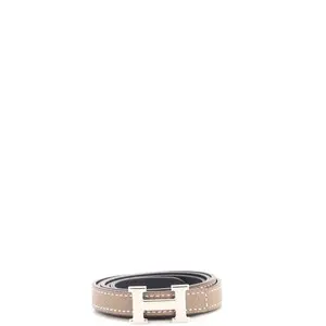 Hermès Constance Reversible Belt Leather Extra Thin - Grey