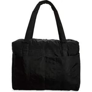 Baggu Baggu Cloud Recycled Nylon Carry-On Bag Black