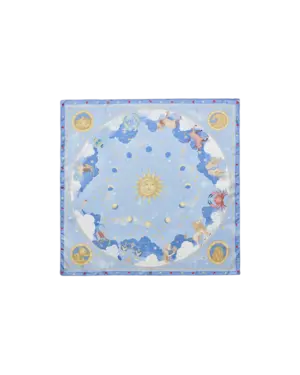 FABLE ENGLAND Zodiac Medium Square Scarf