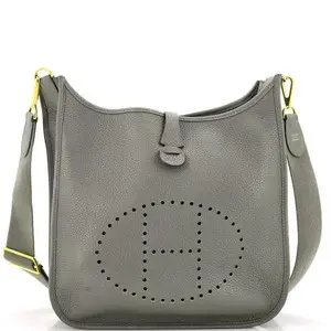 Hermès Evelyne Bag Gen Ii Clemence Gm - Grey