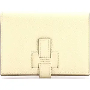 Hermès New H Passant Wallet Epsom Compact