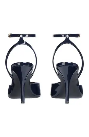Balmain Patent Leather Strappy Courts