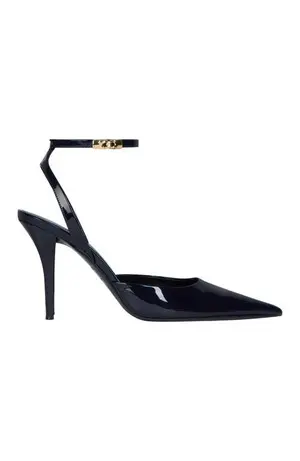 Balmain Patent Leather Strappy Courts