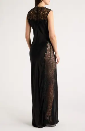 Shona Joy Jamila Lace Trim Gown